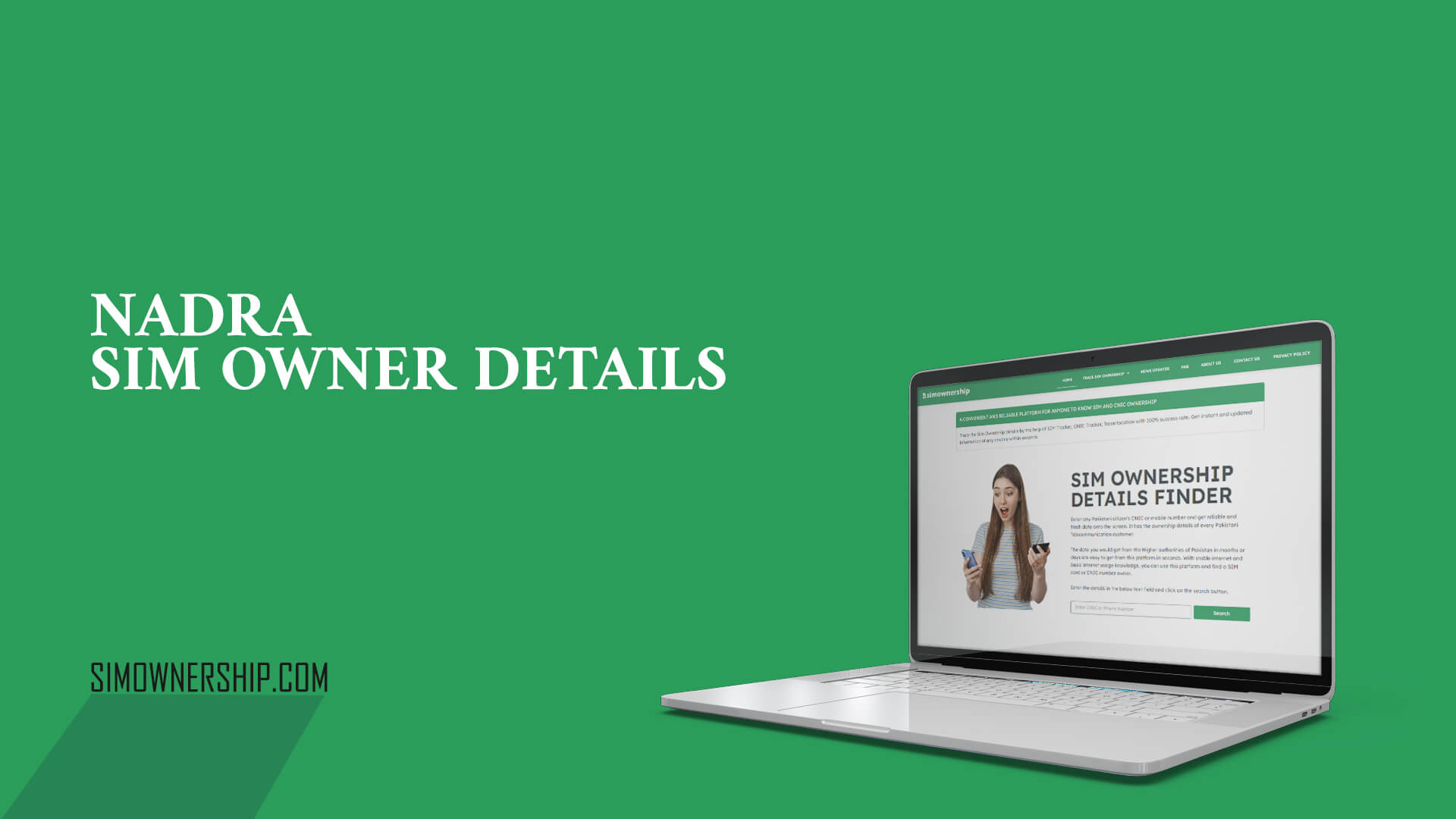 NADRA SIM Owner Details - SIM Ownership Search