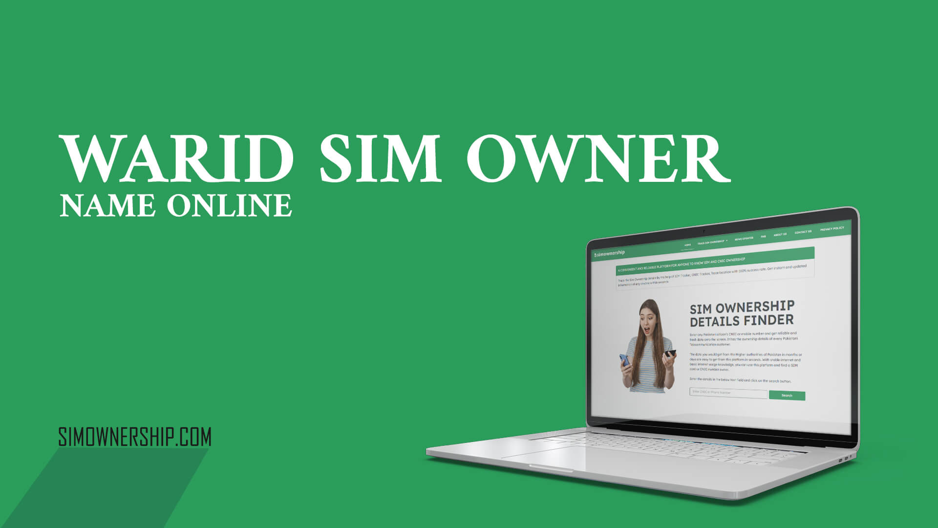 Warid SIM Owner Name Online - SIM Ownership Search