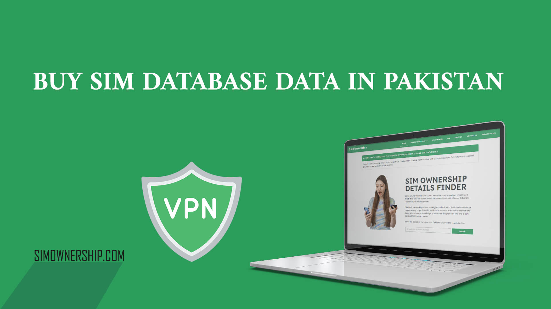 Buy SIM Database Data in Pakistan - SIM Ownership Search