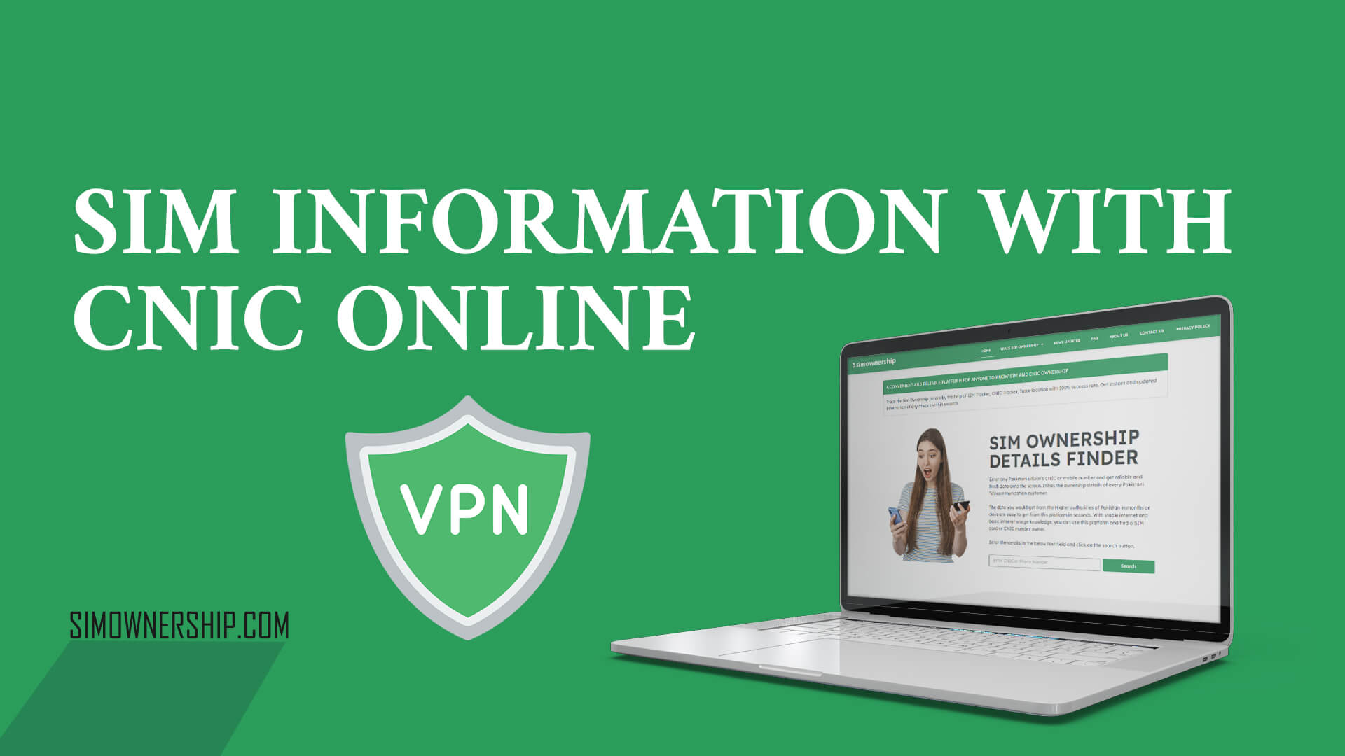 SIM Information with CNIC Online - SIM Ownership Search