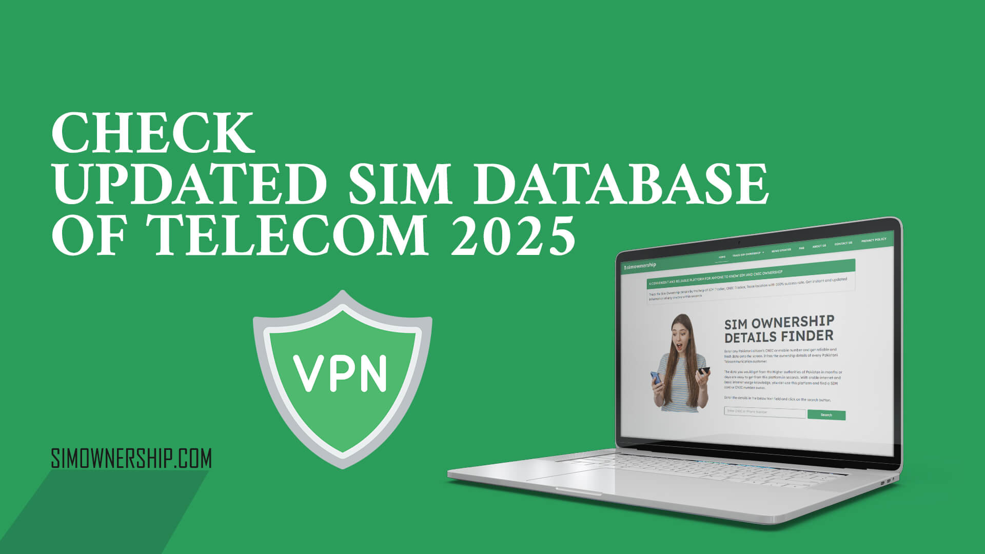 SIM Ownership Search - Find SIM & CNIC Details Instantly