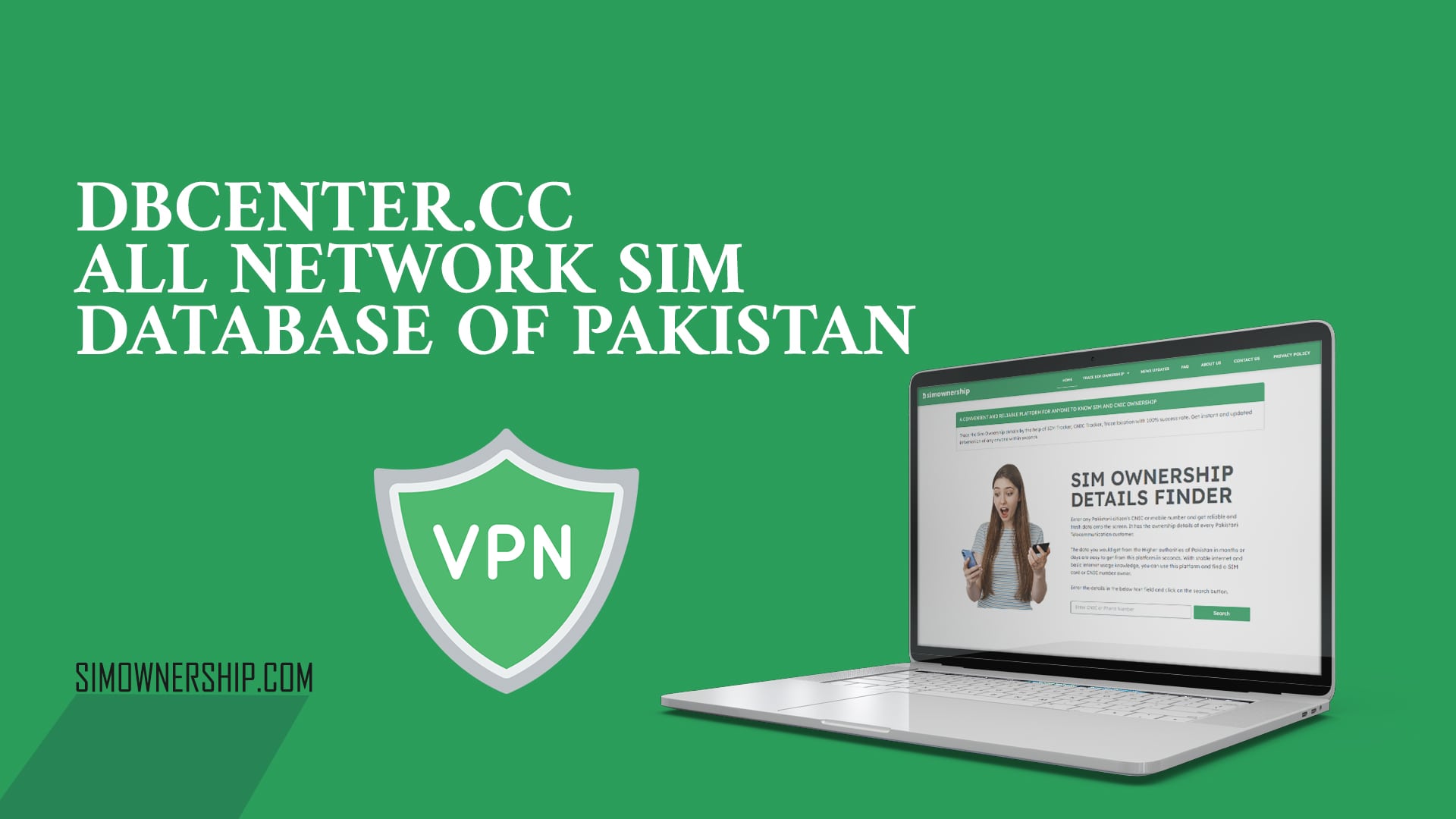 DBCENTER.CC - All Network SIM Database of Pakistan